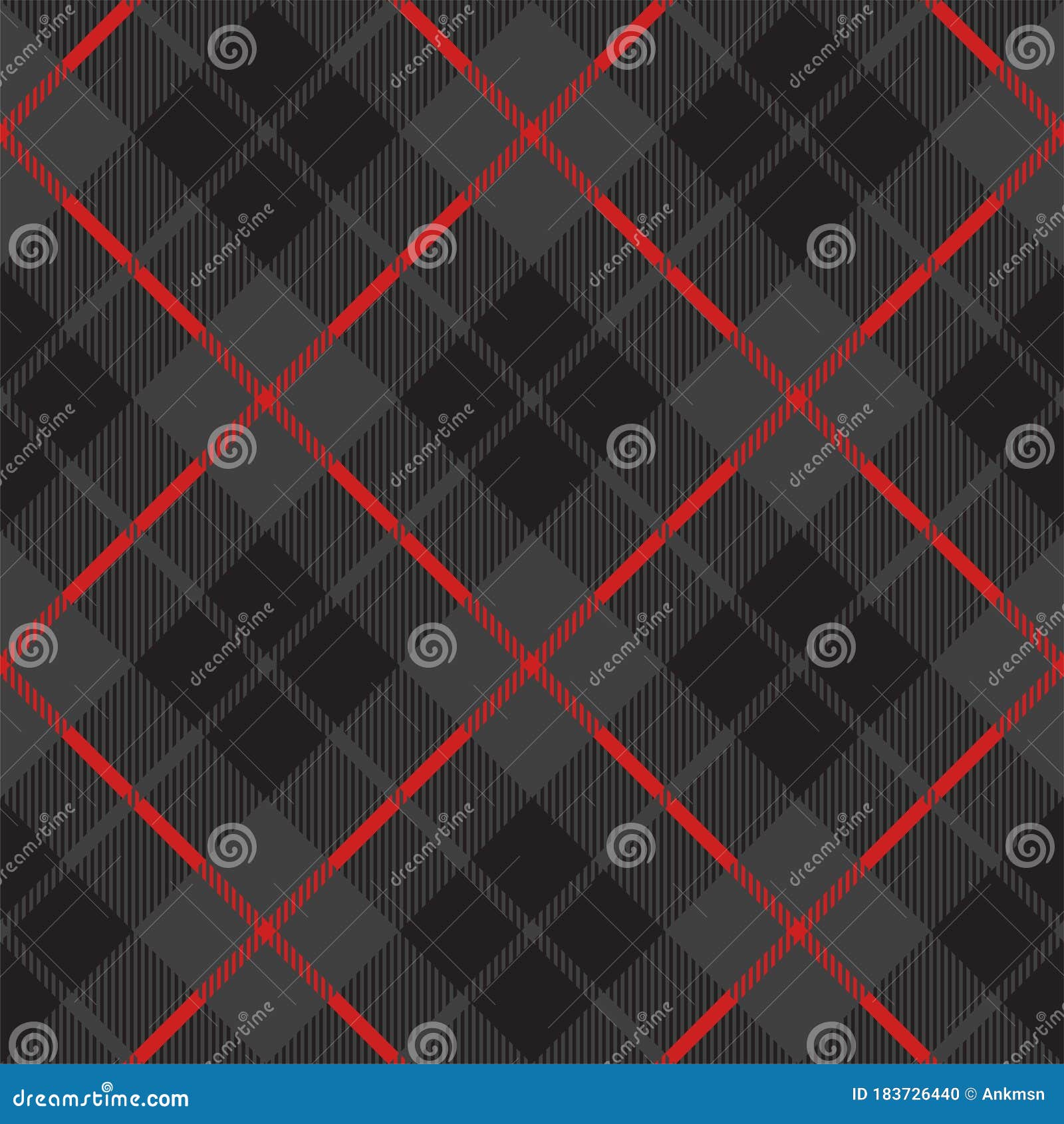 Scotland Silver Tartan Diagonal Texture Seamless Pattern .Vector ...