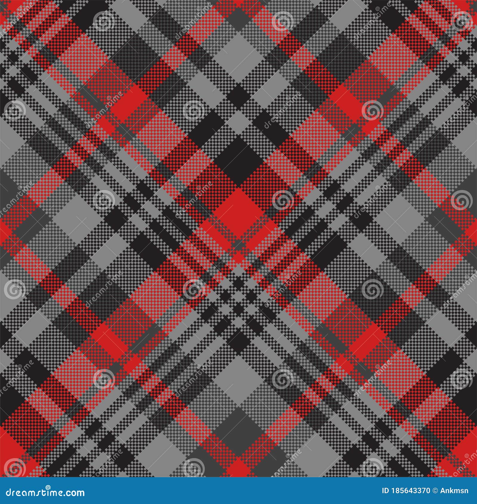 Scotland Silver Tartan Diagonal Texture Seamless Pattern .Vector ...