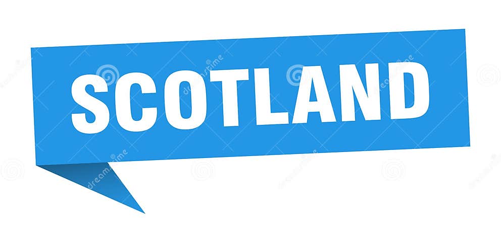 Scotland Sticker. Scotland Signpost Pointer Sign Stock Vector ...