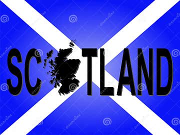 Scotland text with map stock vector. Illustration of geography - 3876008