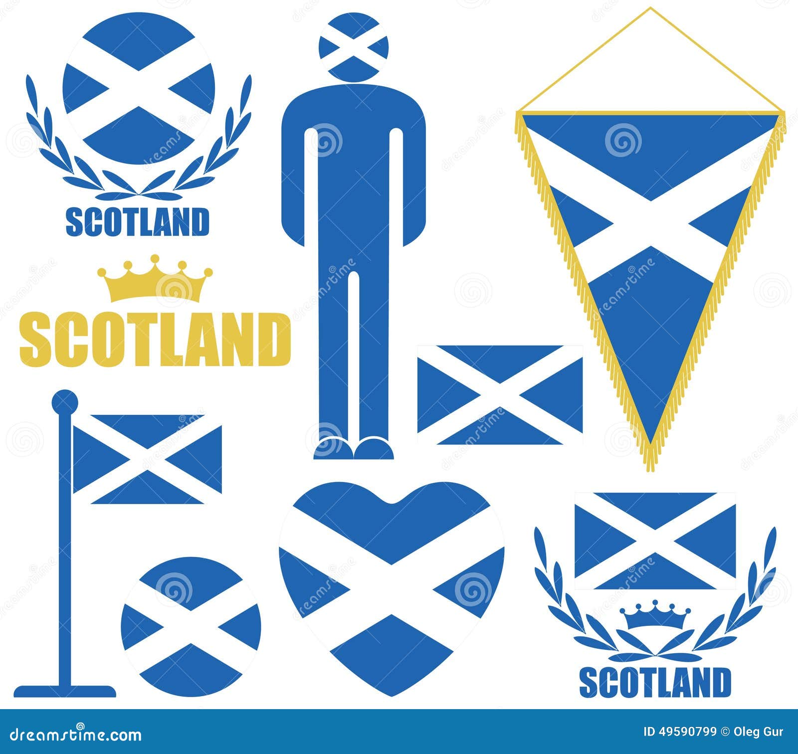 Scotland stock vector. Illustration of design, britain - 49590799