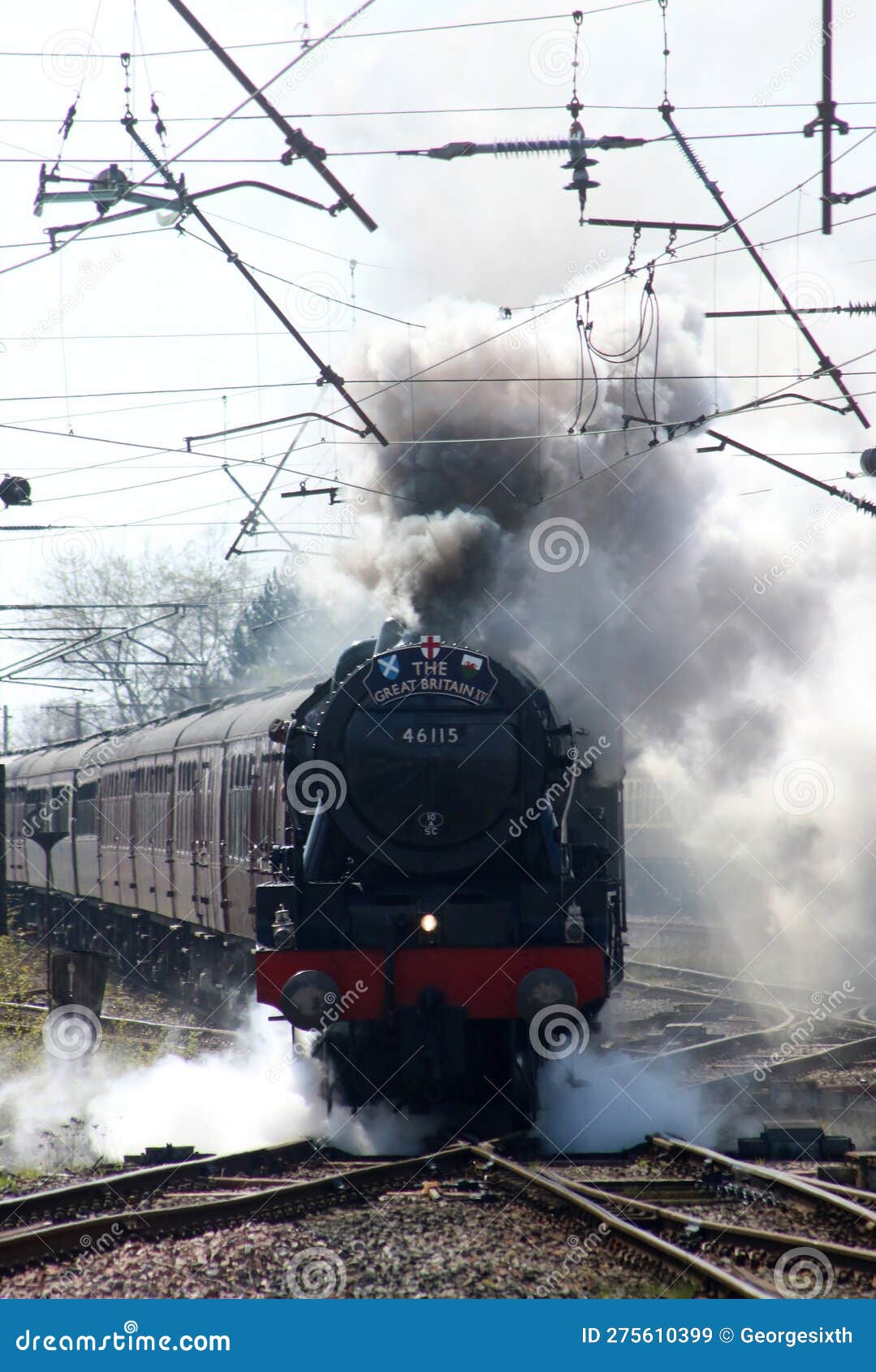 46115 Scots Guardsman Vintage Train Carnforth Editorial Stock Image ...