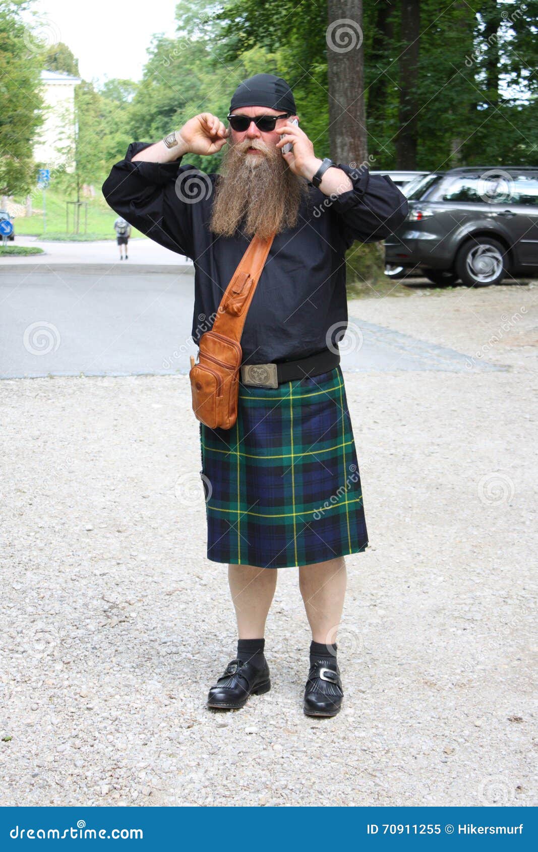 Scots man with beard stock image. Image of long, scot - 70911255