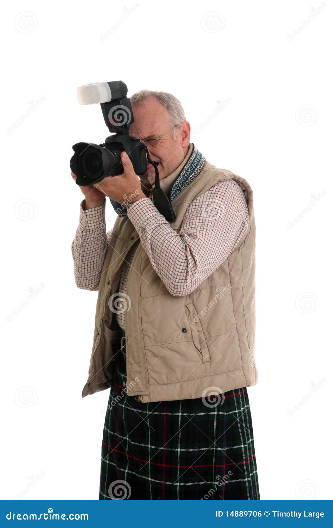 Scots Photographer stock photo. Image of lens, scots - 14889706