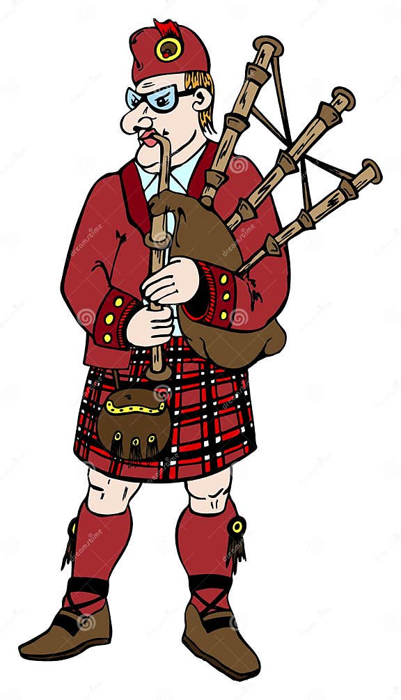 Scotsman stock vector. Illustration of nationality, grey - 8033858