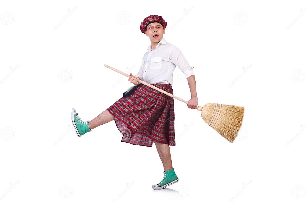 Scotsman divertido imagen de archivo. Imagen de fuera - 36621257