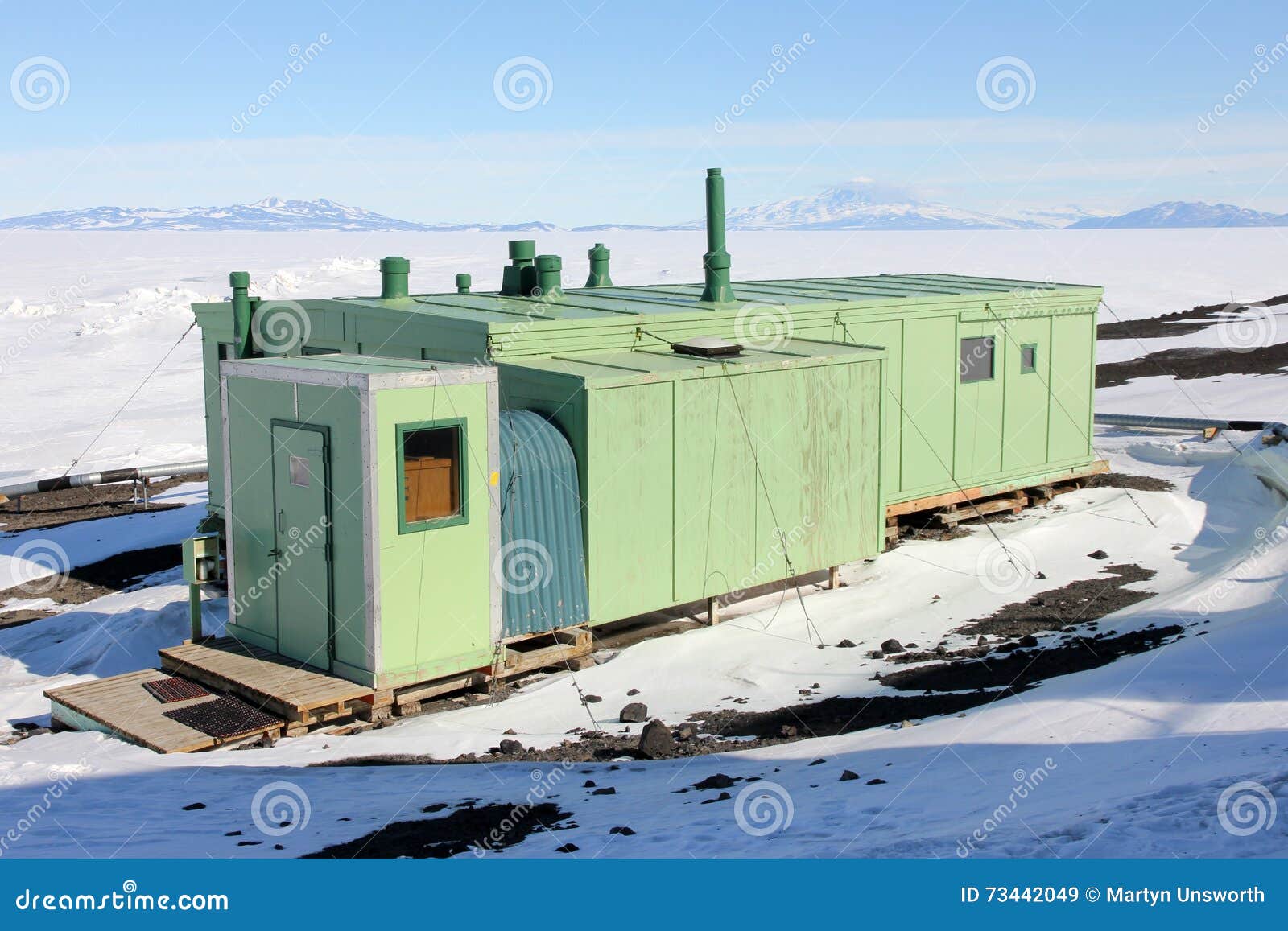 Scott Base, Ross Island, Antarctica Redactionele Stock Afbeelding ...