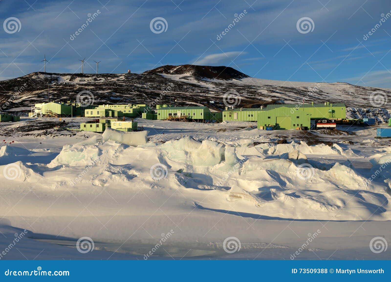 Scott Base, Ross Island, Antartide Fotografia Stock Editoriale ...