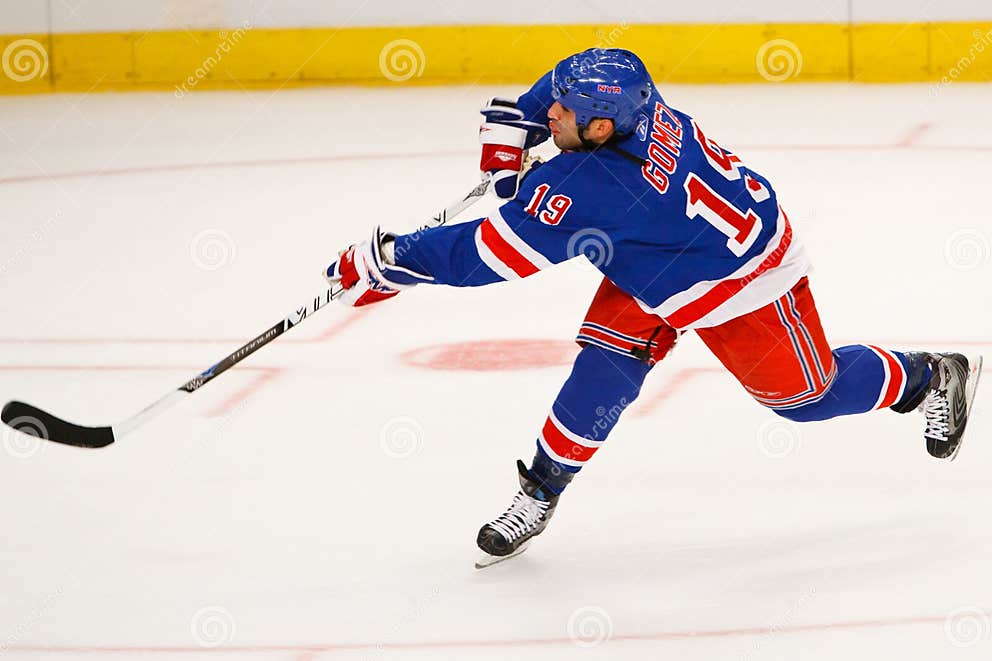Scott Gomez editorial photo. Image of rangers, jersey - 7361316