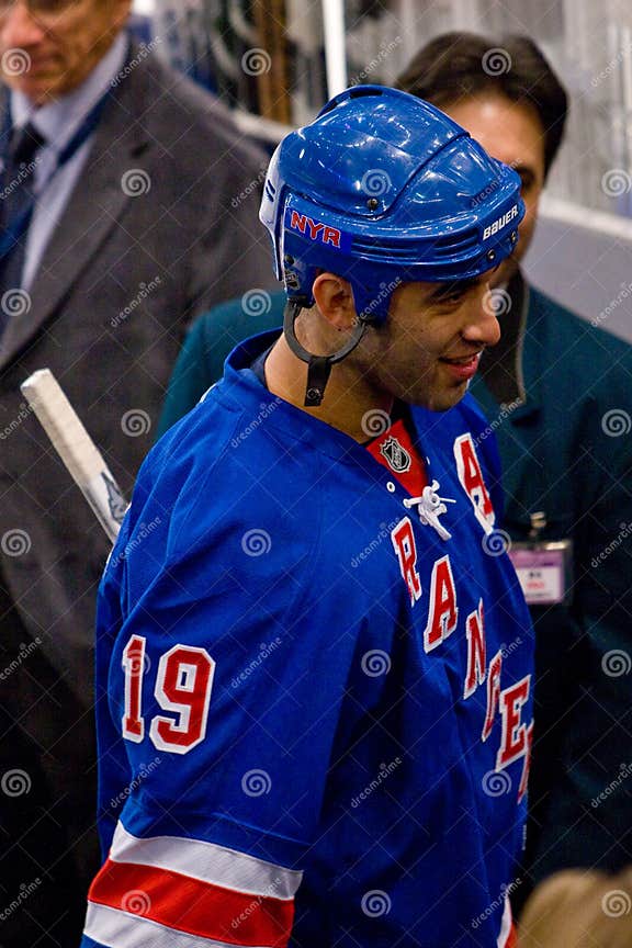 Scott Gomez editorial stock photo. Image of hockey, captain - 7458118