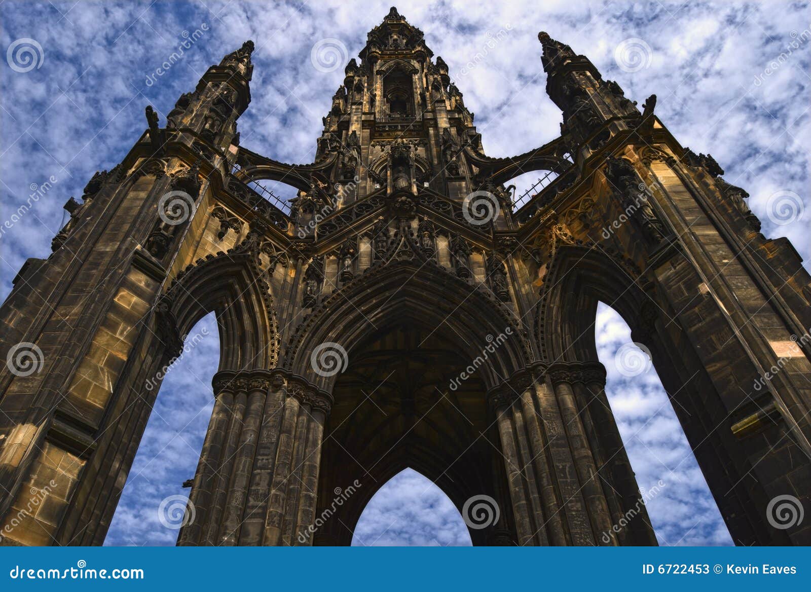 The Scott Memorial in Edinburgh Stock Image - Image of landmark, gothic ...