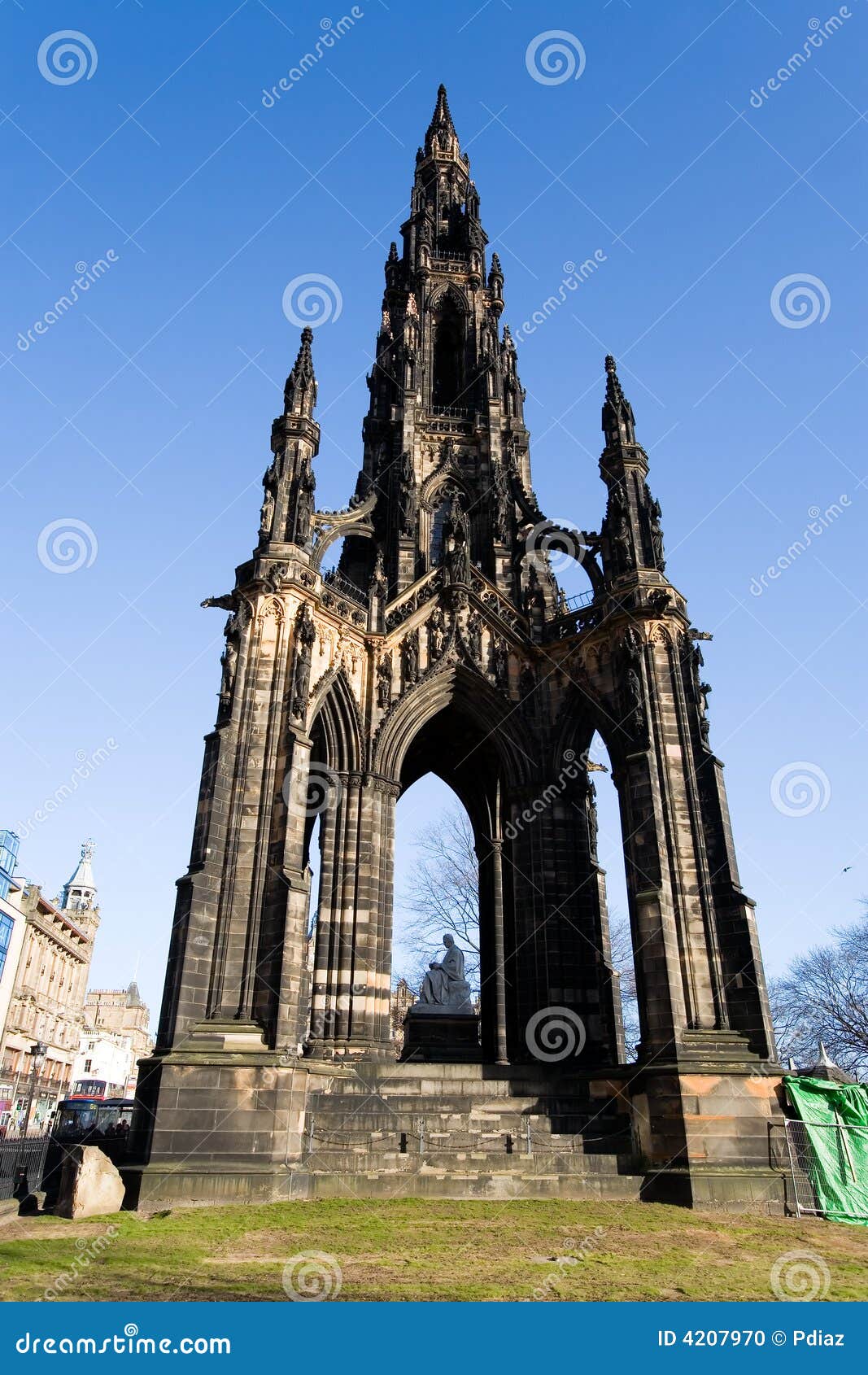 Scott Monument, Edinburgh Royalty-Free Stock Image | CartoonDealer.com ...