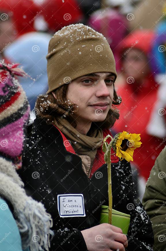 Scott Olsen editorial image. Image of union, democrats - 21804295