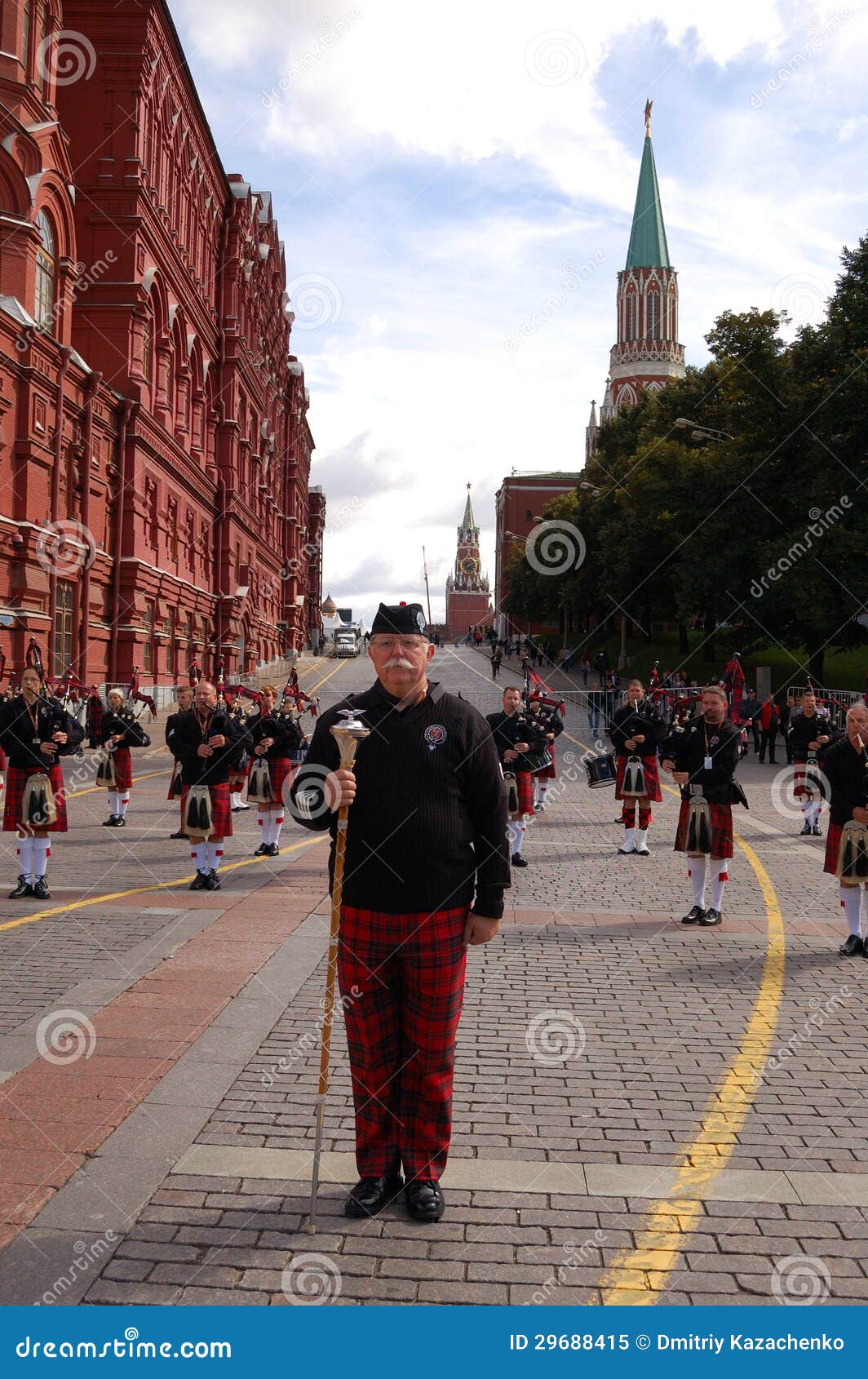 Scottish Bagpipes Traditional Singer , The Real McCoy Editorial Photo ...