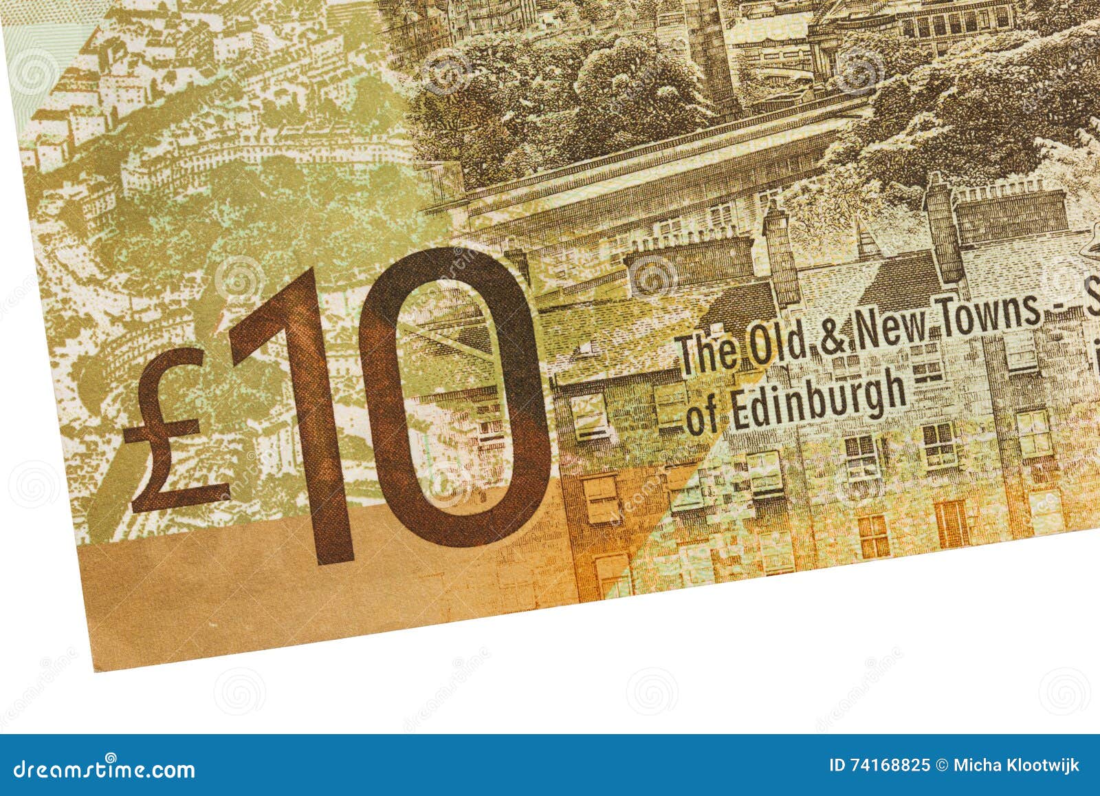 Scottish Banknote, 10 Pounds Stock Image - Image of tender, bank: 74168825