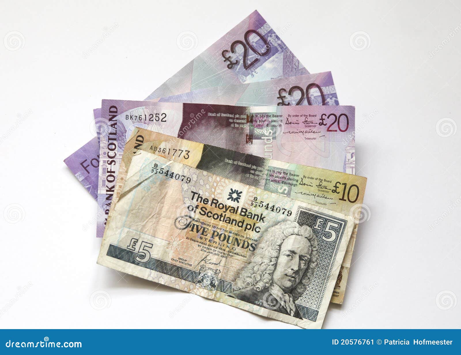 Scottish banknotes editorial photo. Image of tender, twenty - 20576761