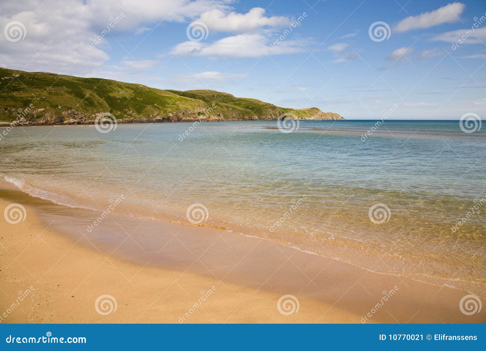 Strathy Point Beach, Scotland Stock Image - Image of strathy, sandy ...