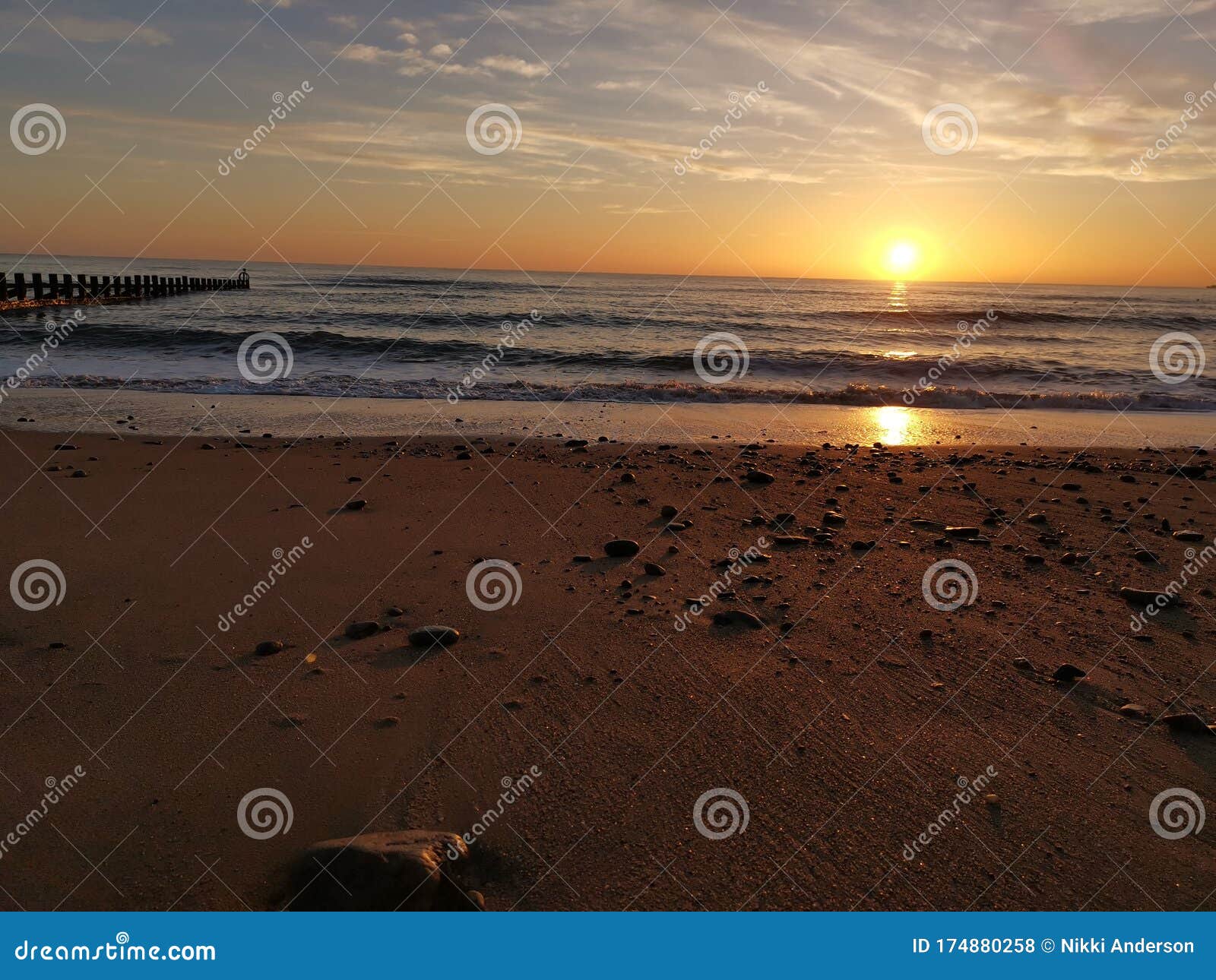 Scottish Beach Scene stock photo. Image of nature, scottish - 174880258