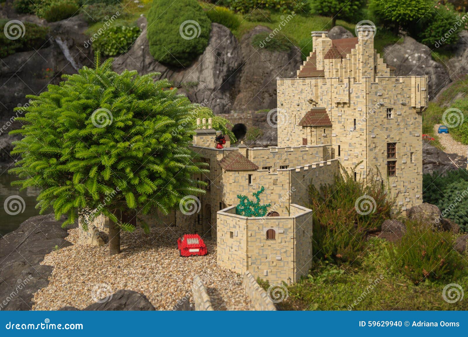 Scottish castle editorial image. Image of miniature, castle - 59629940