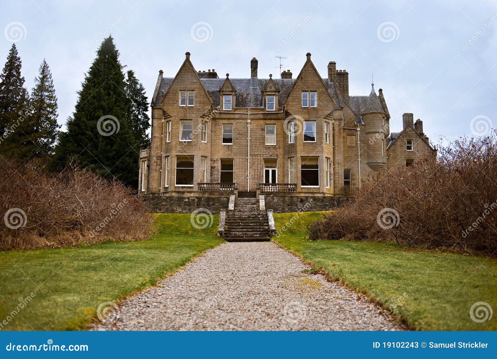 Scottish Country House stock image. Image of ancient - 19102243
