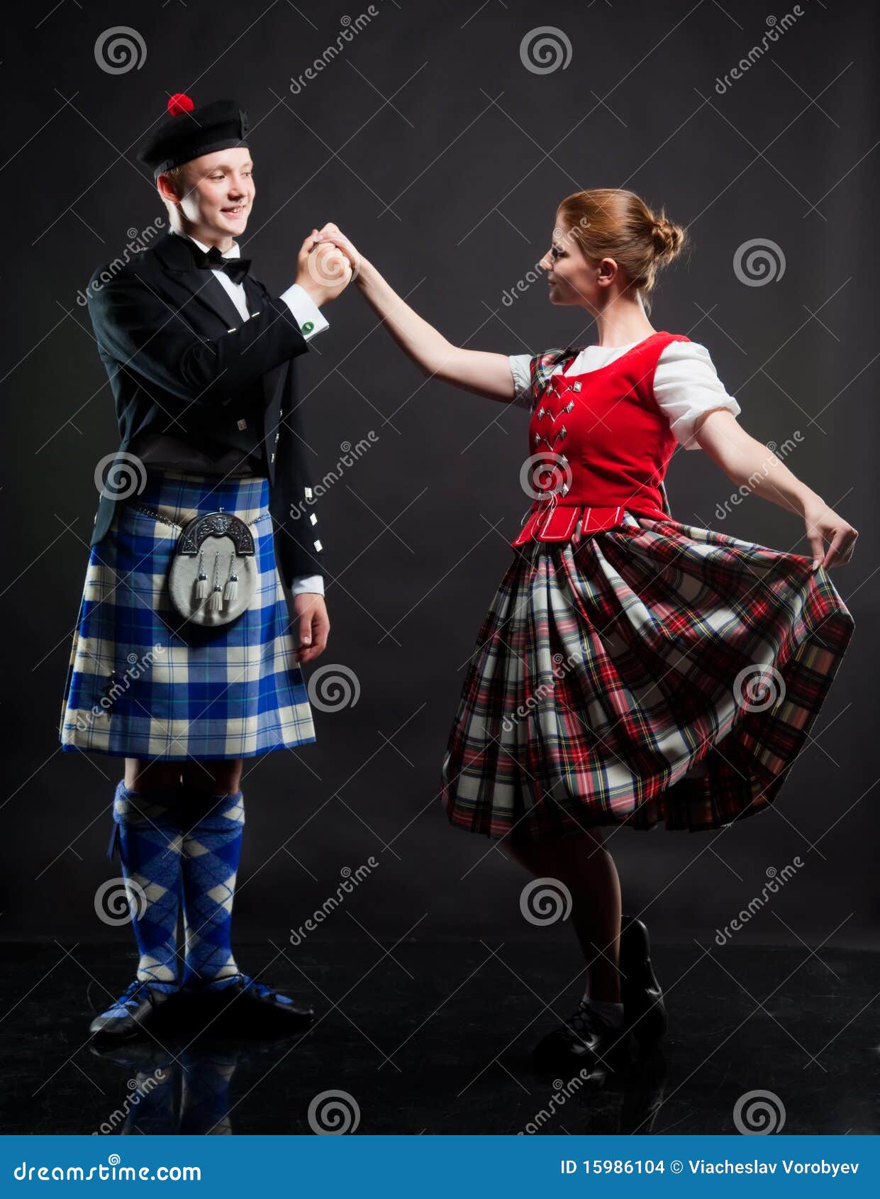 Scottish dance stock photo. Image of girl, scottish, traditional - 15986104