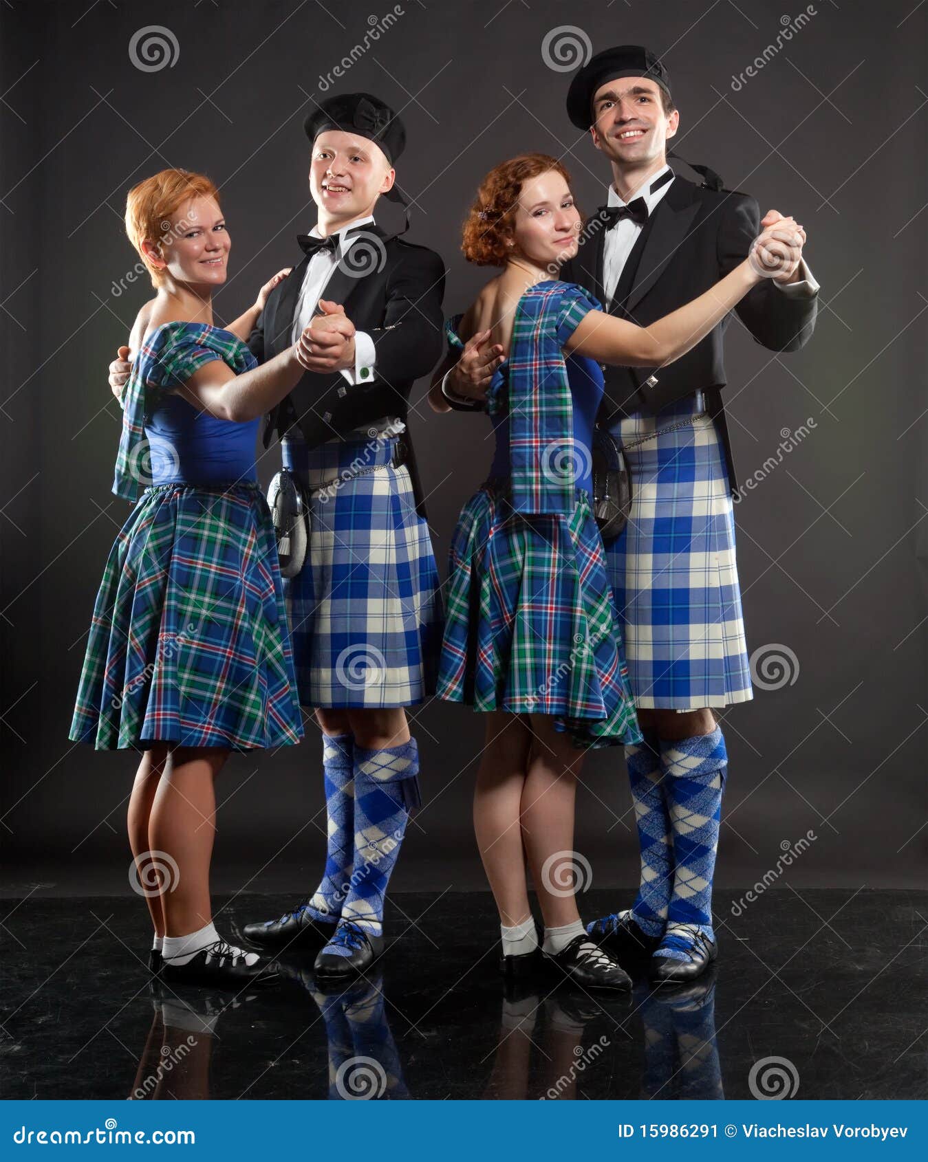 Scottish dance stock image. Image of girl, kilt, tartan - 15986291