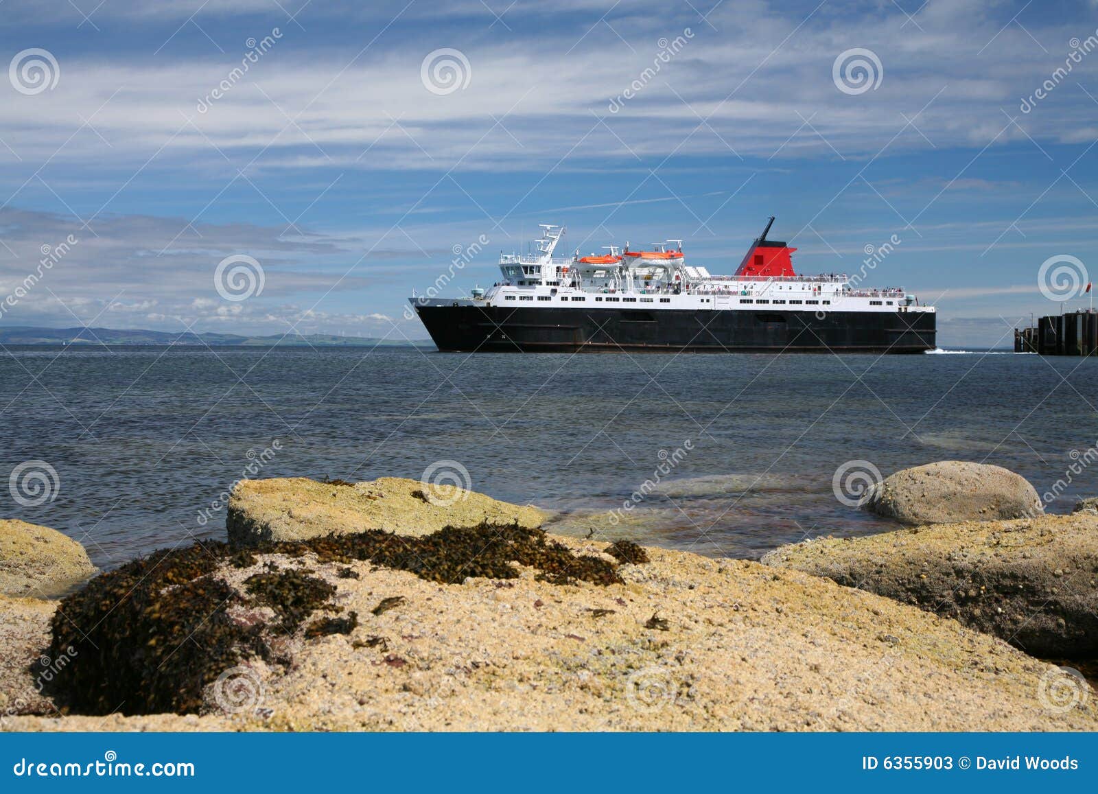 Scottish ferry stock image. Image of shipping, sail, sunshine - 6355903