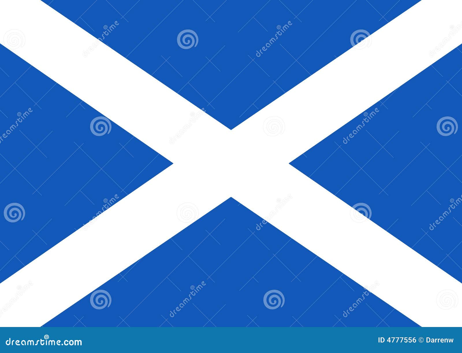 Scottish Flag Royalty-Free Cartoon | CartoonDealer.com #4777556