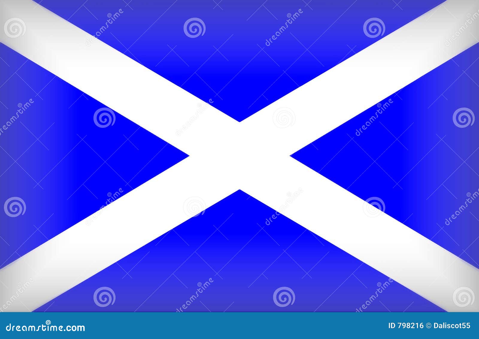 Scottish Flag stock illustration. Illustration of nation - 798216