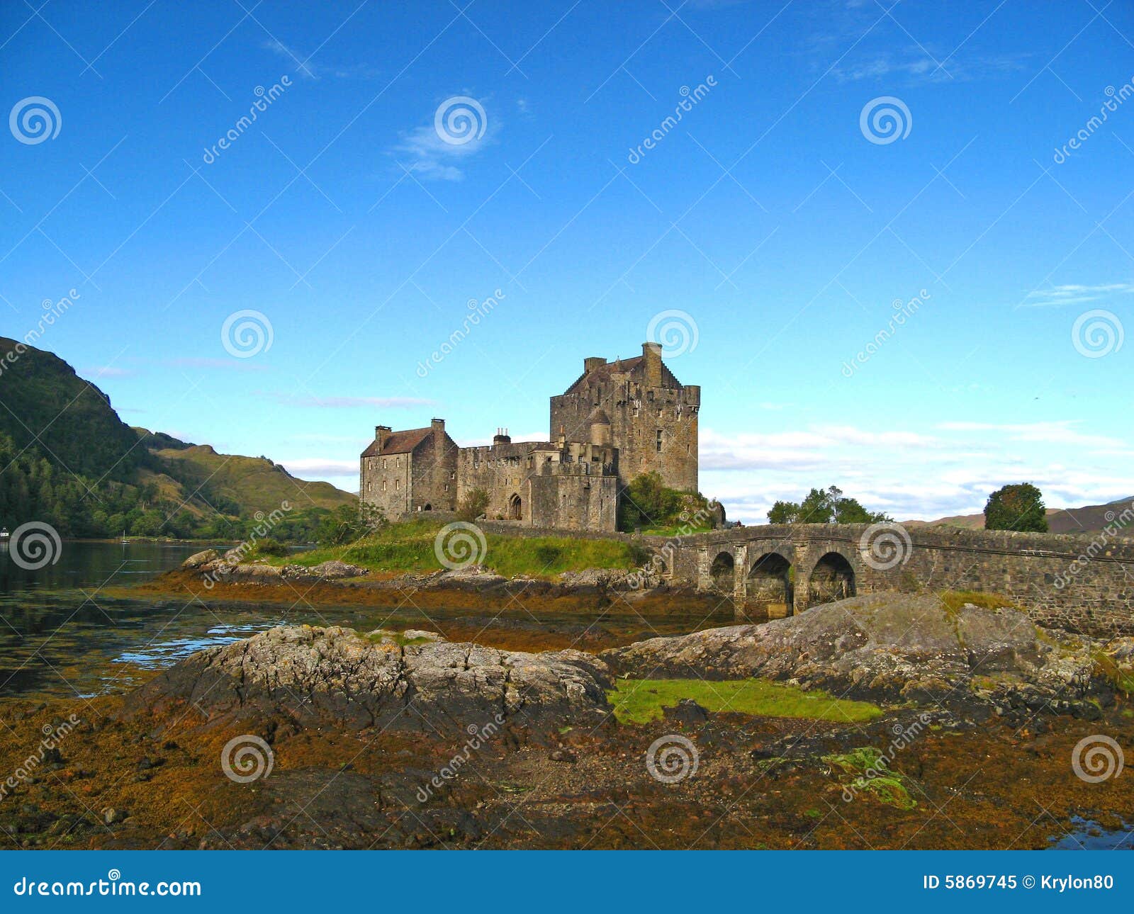 Scottish Highland Castle 03 Stock Image - Image of british, castles ...