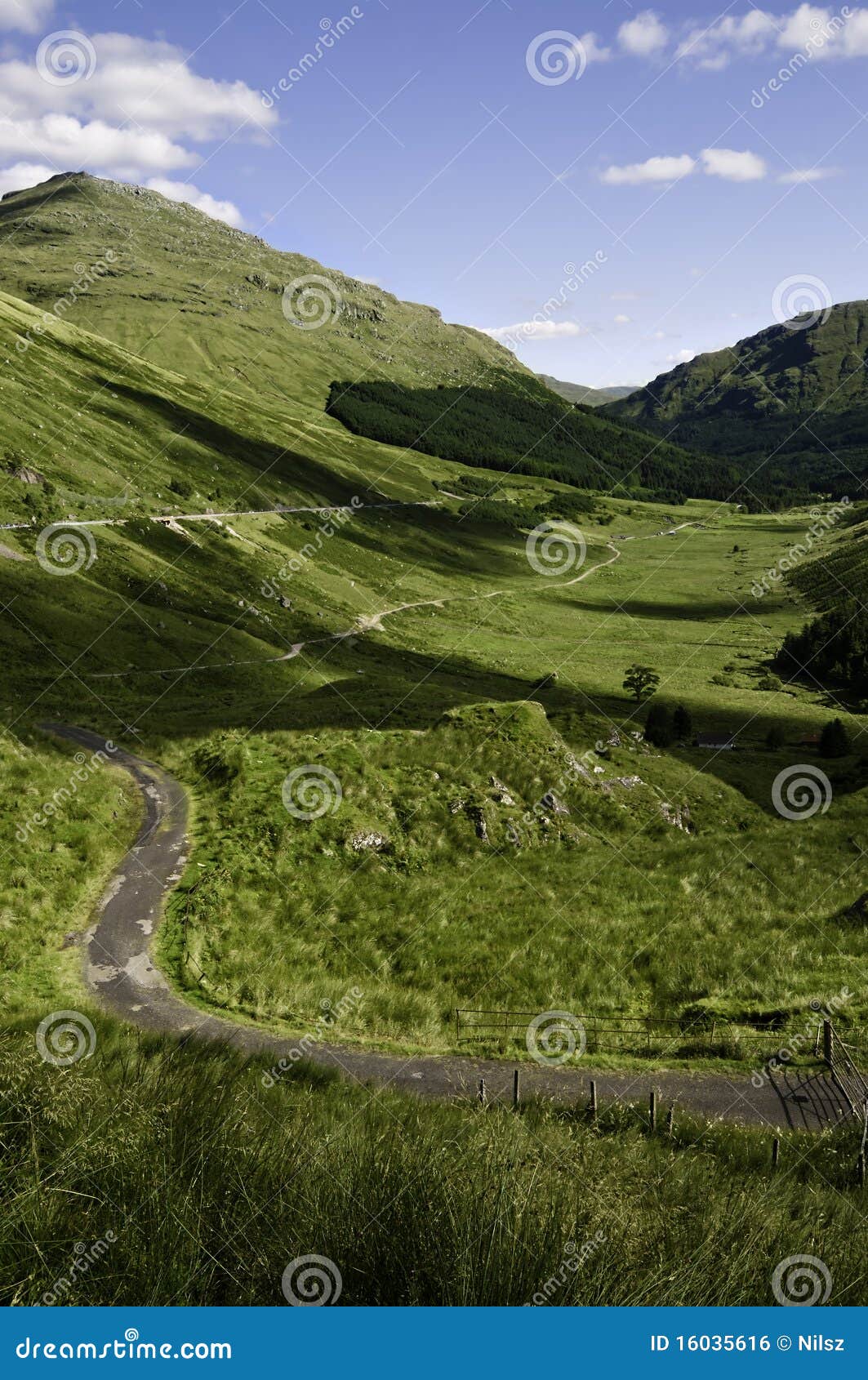 Scottish Highland Landscape Stock Photo - Image of cloud, highland ...