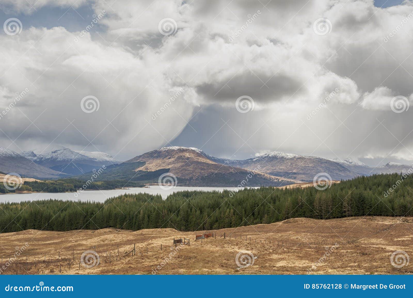 Scottish Highlands stock photo. Image of cloud, mountains - 85762128
