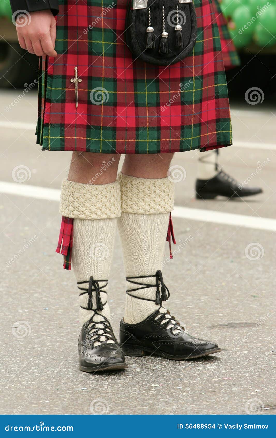 Scottish kilt stock photo. Image of celtic, human, checked - 56488954