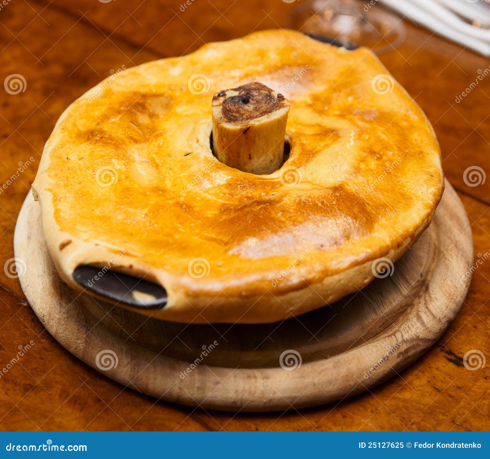 Scottish meat pie stock image. Image of table, savory - 25127625