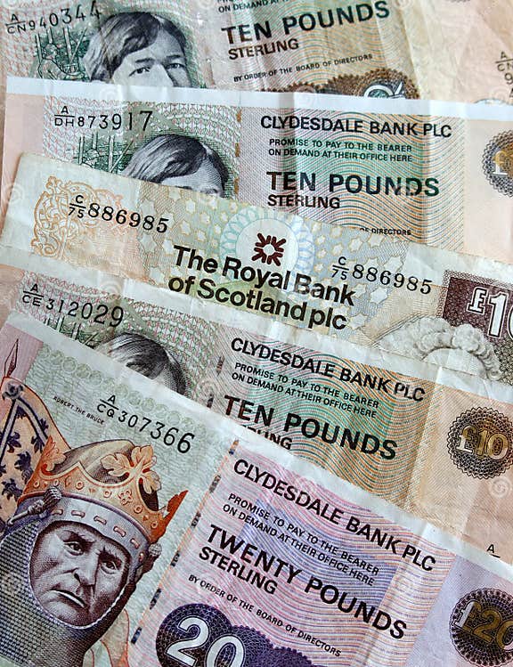 Scottish Money stock photo. Image of financial, currency - 777294