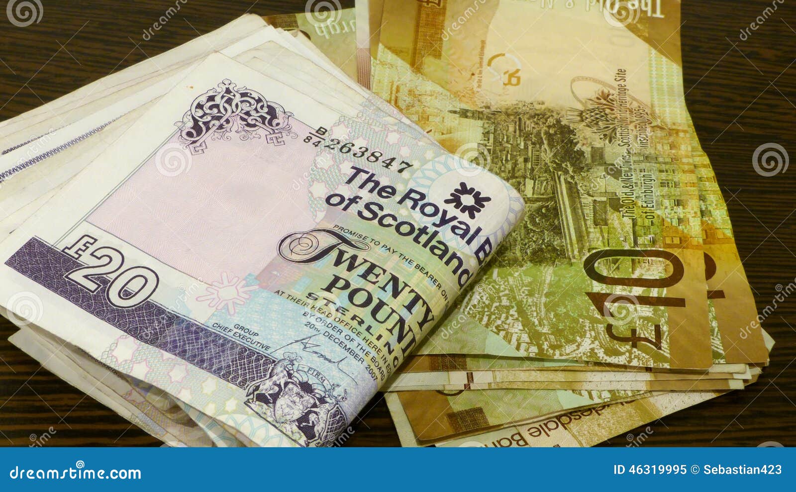 Scottish Banknote Detail Editorial Photo | CartoonDealer.com #43803463