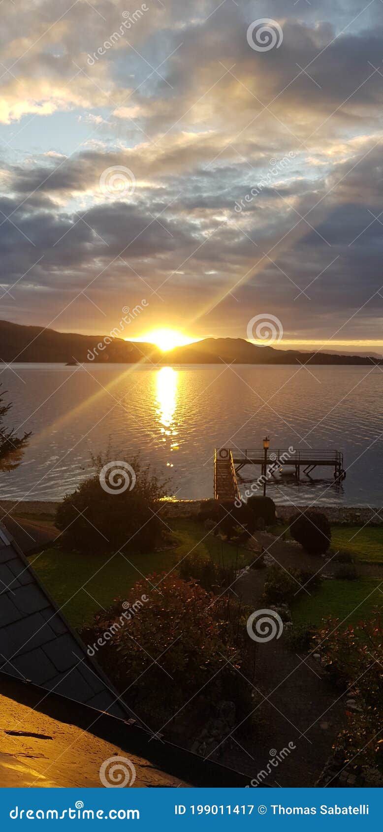 Scottish Morning sunrise stock image. Image of tree - 199011417
