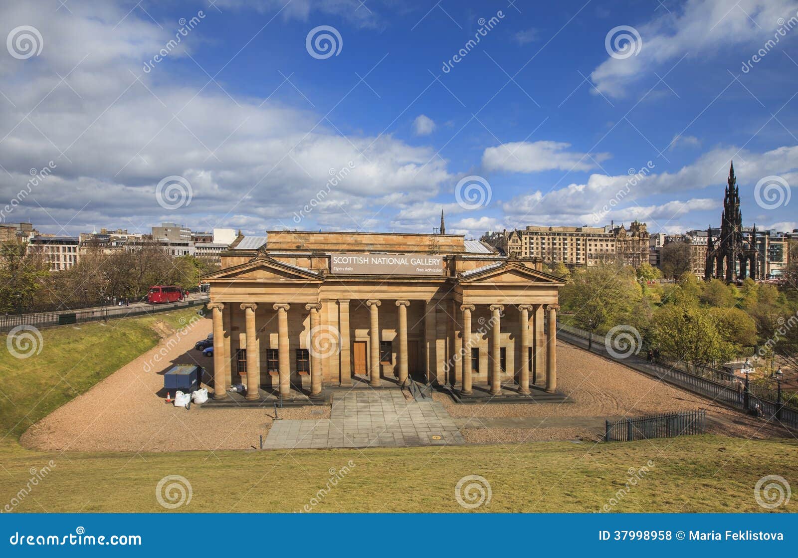 Scottish National Gallery editorial stock photo. Image of background ...