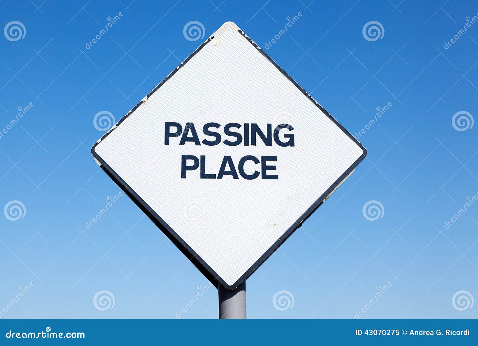 Scottish Passing Place Signpost Stock Image - Image of scotland ...