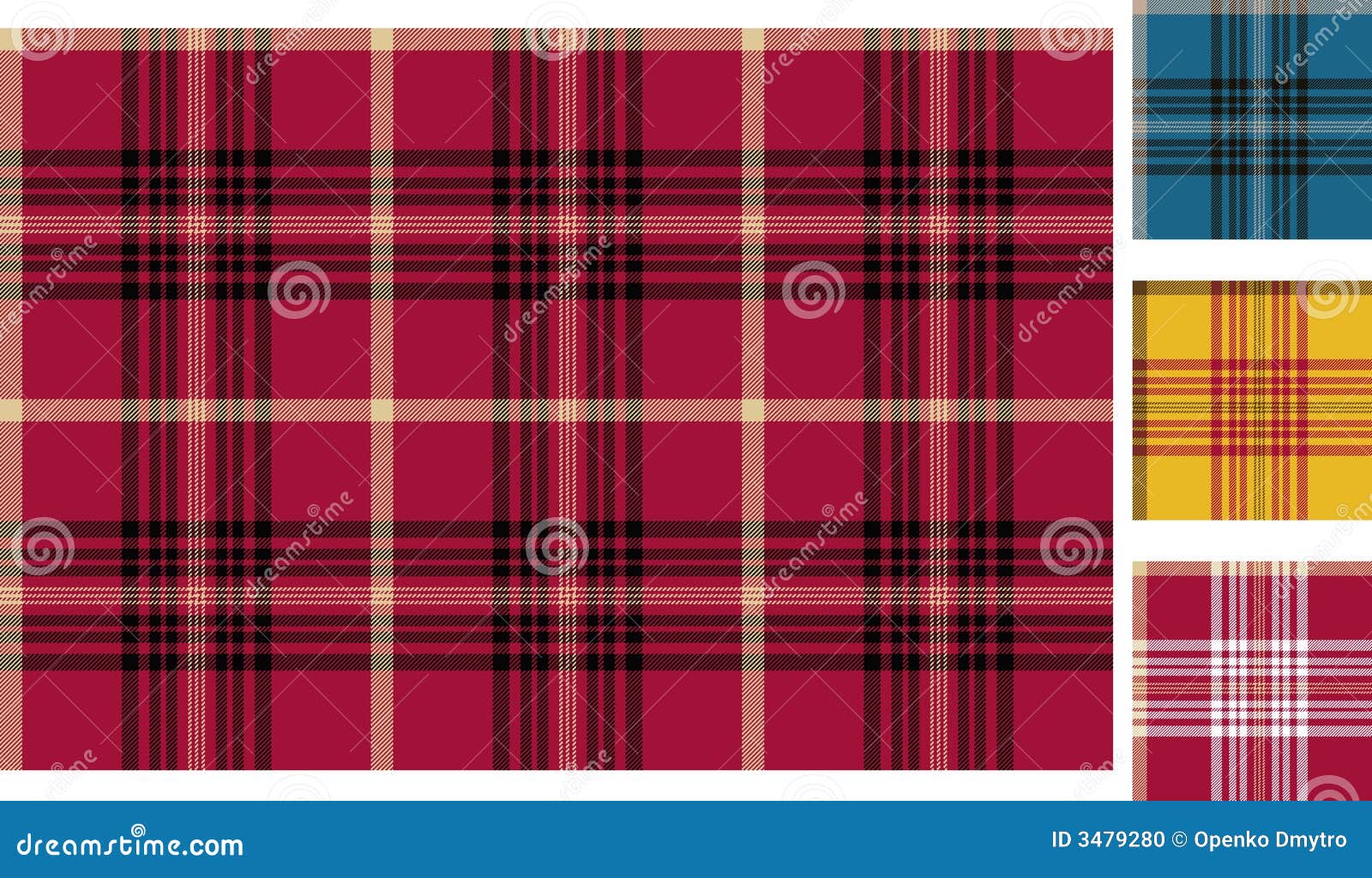 The Scottish plaid stock vector. Illustration of descriptive - 3479280