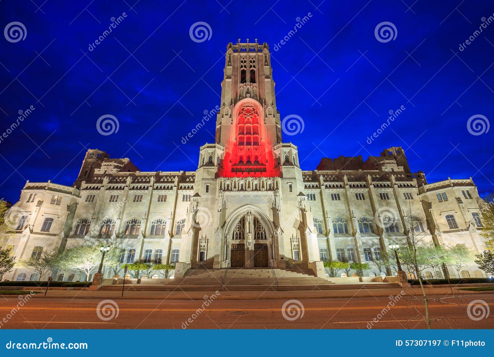Scottish Rite Cathedral in Downtown Indianapolis Stock Image - Image of ...