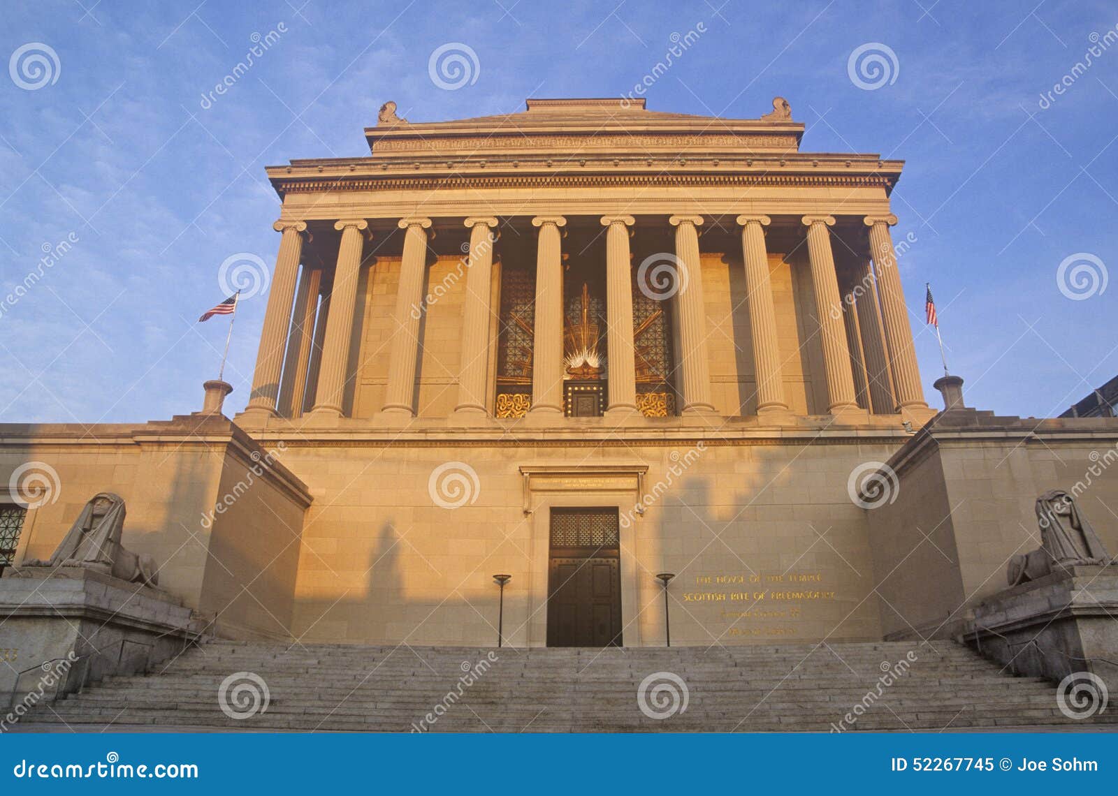 Scottish Rite Cathedral In Downtown Indianapolis Royalty-Free Stock ...