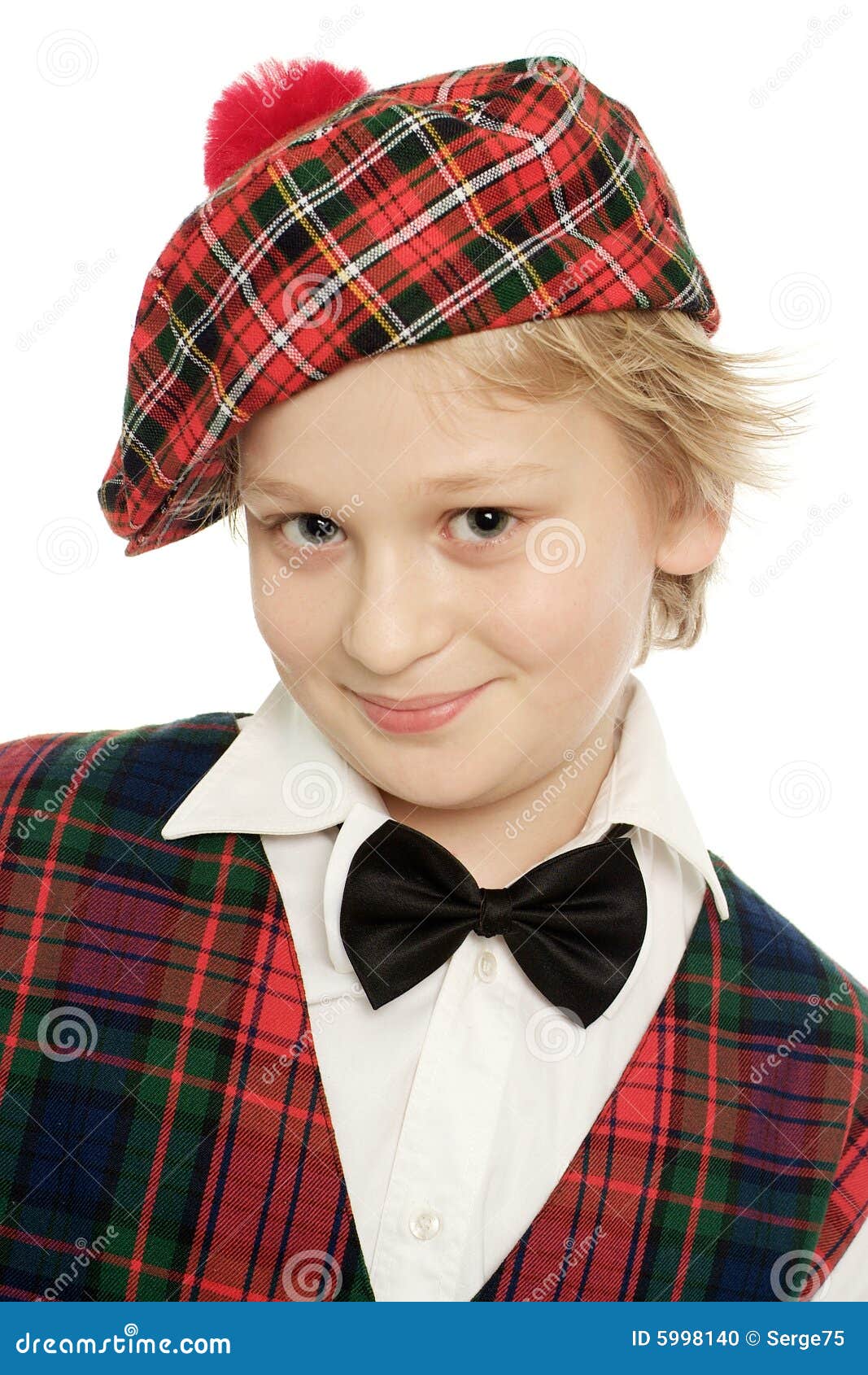 Scottish Schoolboy Portrait Stock Photo - Image of traditional, smiling ...