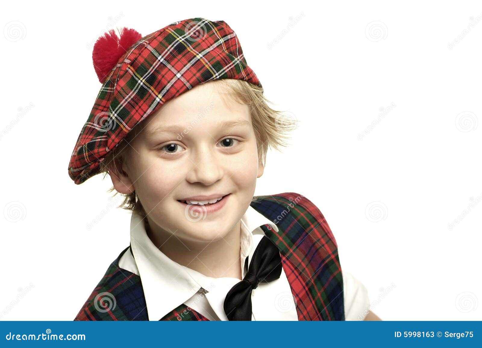 Scottish Schoolboy Portrait Stock Image - Image of culture, smiley: 5998163