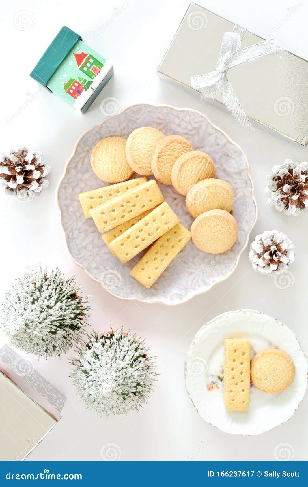 Scottish Shortbread Biscuits Flat Lay Stock Image - Image of biscuits ...