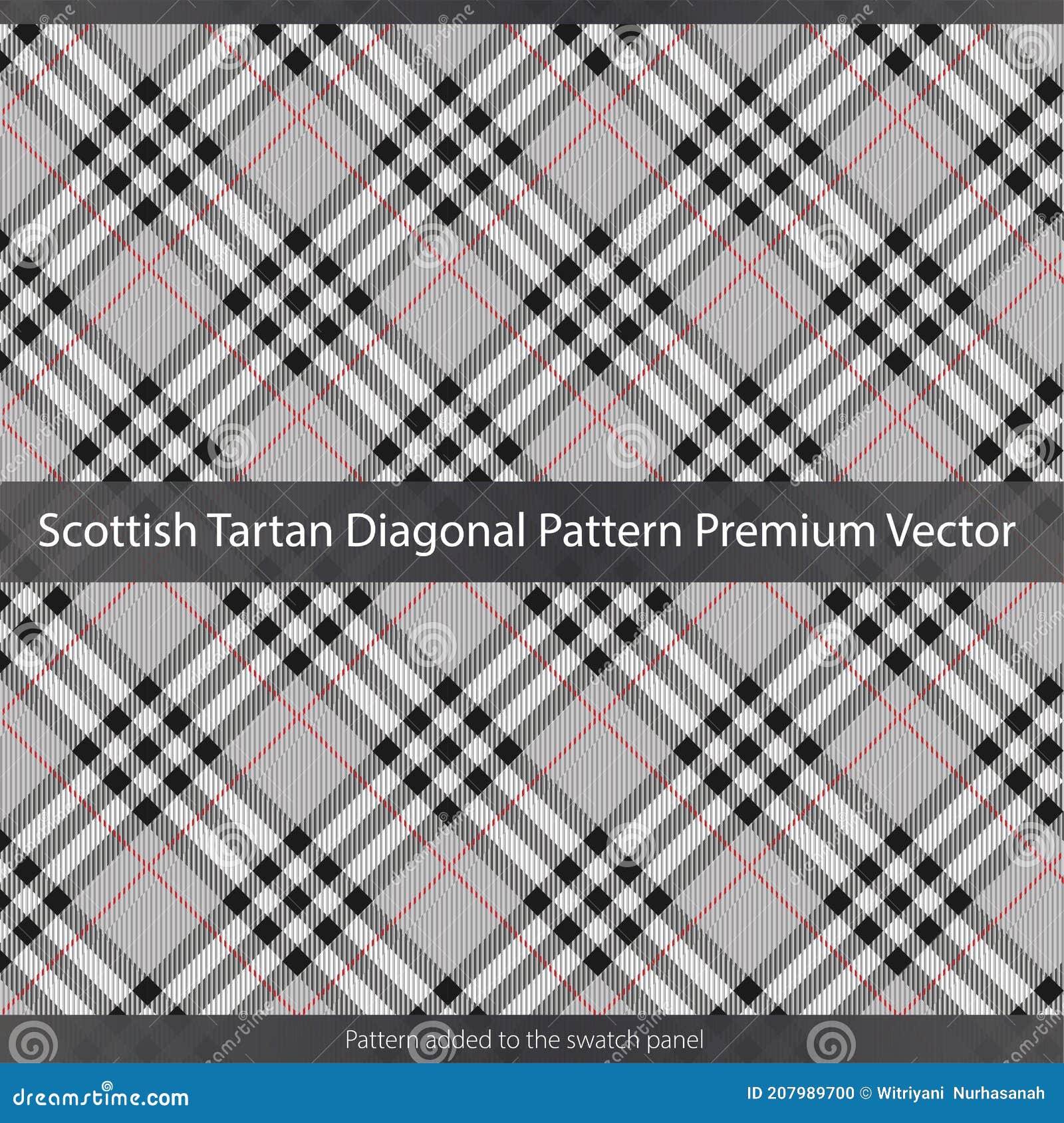 Scottish Tartan Pattern Texture Premium Vector Stock Vector ...