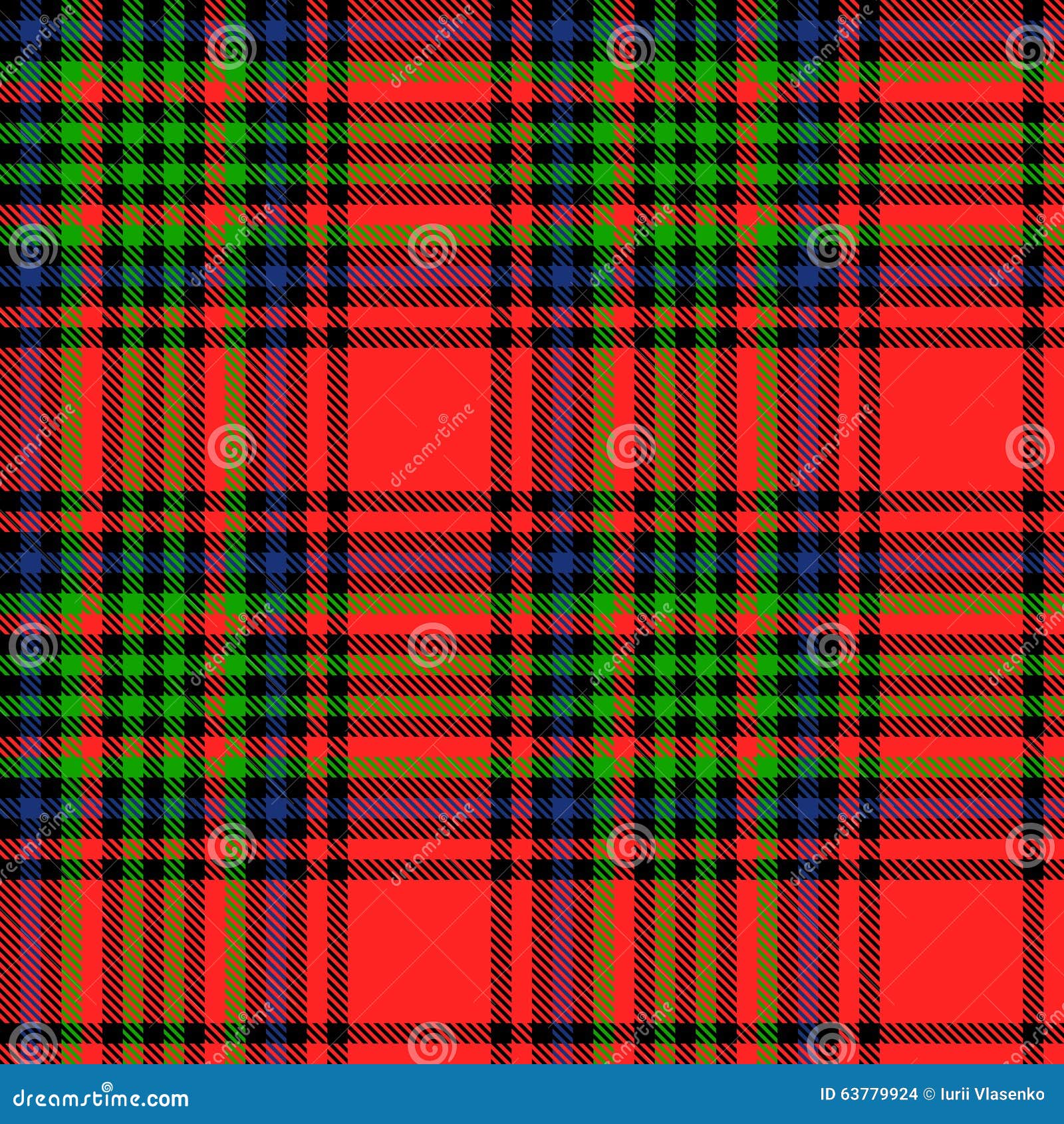 Scottish Tartan Seamless Pattern Background Illustration Stock Vector ...
