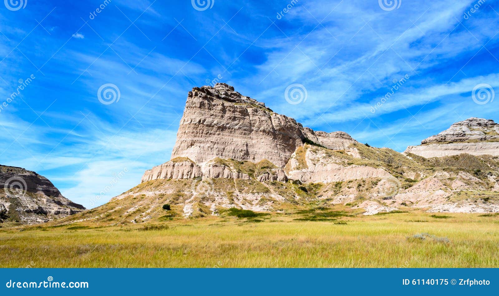 Scotts Bluff National Monument Stock Image - Image of conservation ...
