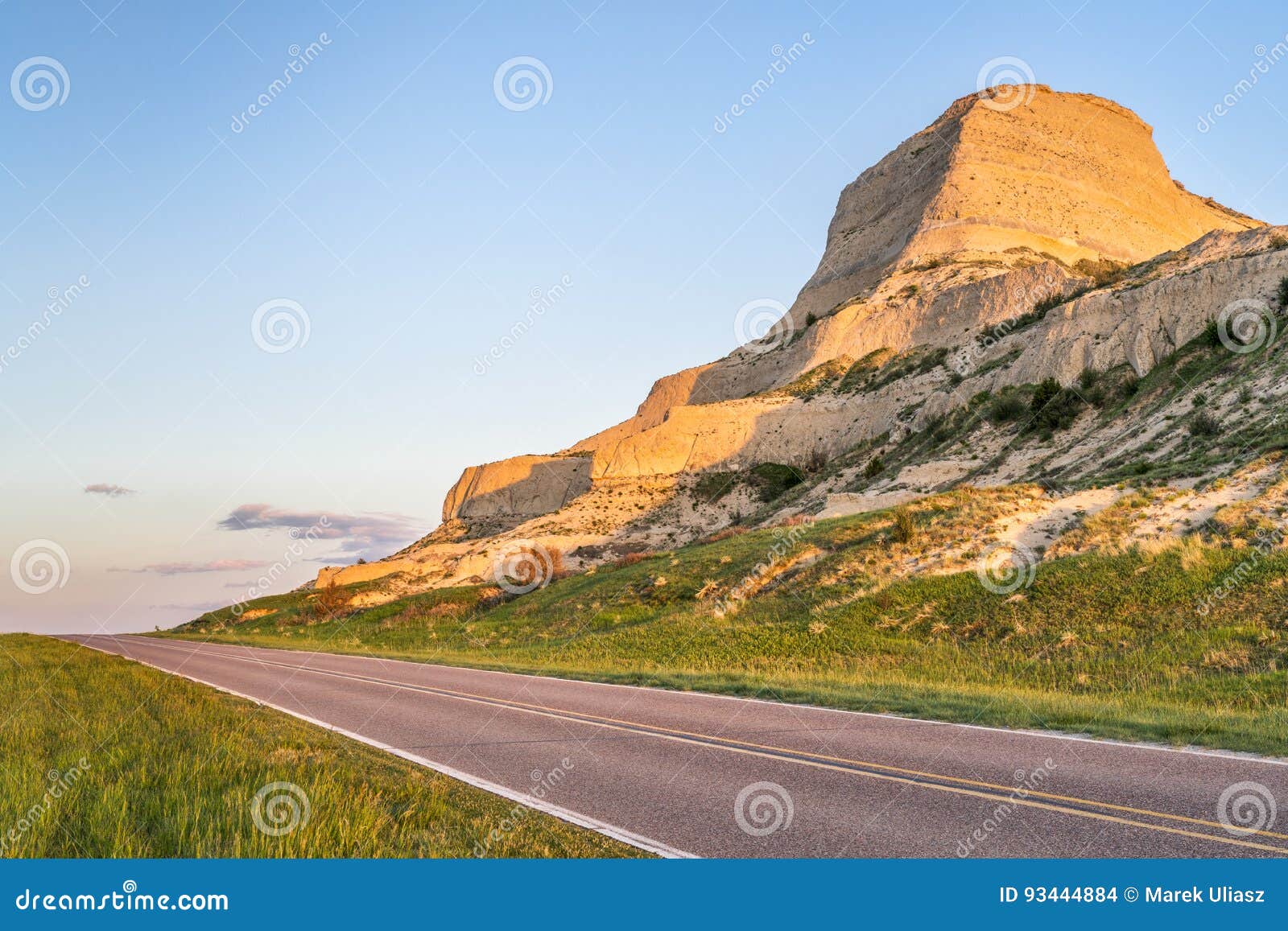 Scotts Bluff National Monument in Nebraska Stock Photo - Image of ...