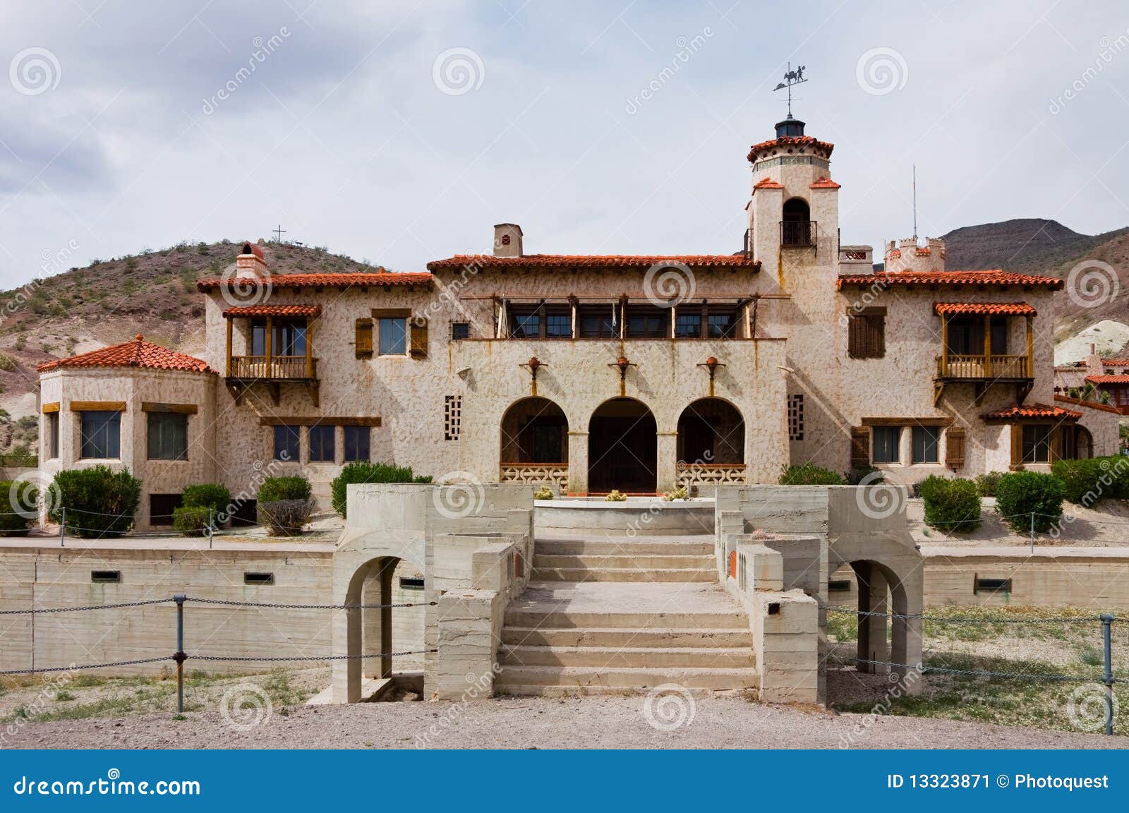 Scotty s Castle stock image. Image of destination, historical - 13323871